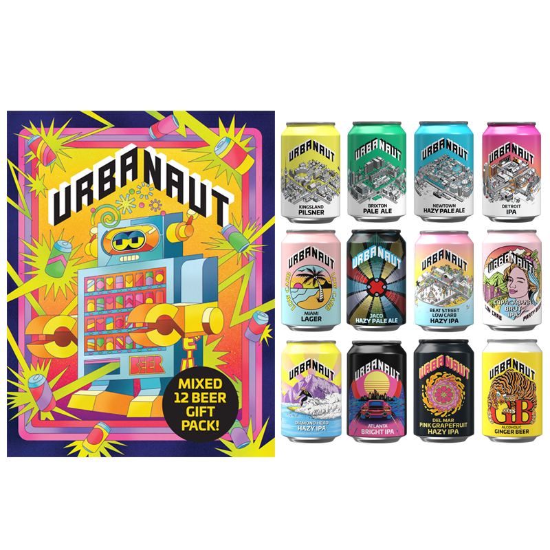 12 MIXED BEERS GIFT PACK – Urbanaut Brewing Co.