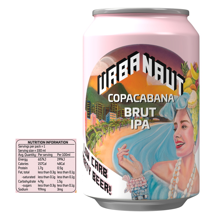 LOW CARB Mixed Six Pack - 6 x 330ml Cans – Urbanaut Brewing Co.