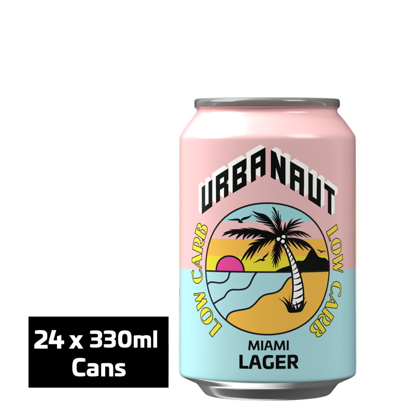 Miami Lager *LOW CARB* – Urbanaut Brewing Co.